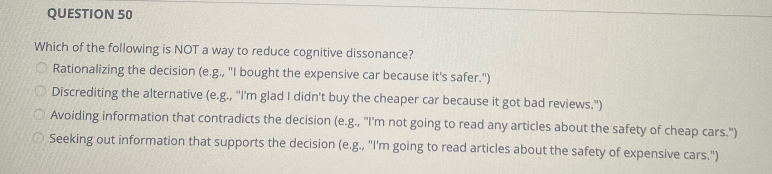 Solved QUESTION 50Which of the following is NOT a way to | Chegg.com