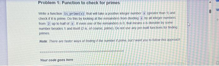 Solved Your code goes here. In [ ]: \#Your code goes here: | Chegg.com