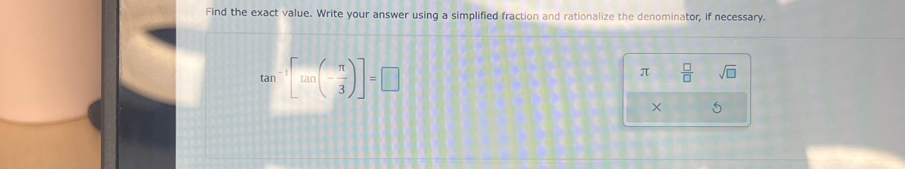 Solved Find the exact value. Write your answer using a | Chegg.com