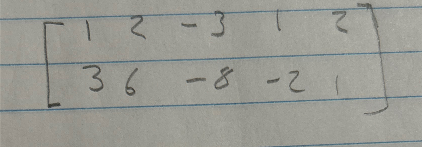 Solved [12-31236-8-21]Turn in row echelon form | Chegg.com