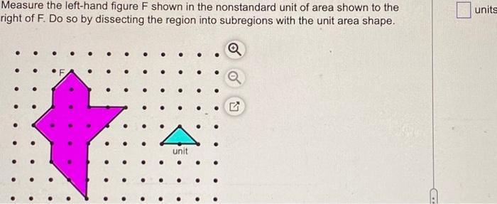 Solved Measure the left-hand figure F shown in the | Chegg.com