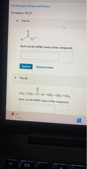 Solved Spell out the IUPAC name of the compound. Spell out | Chegg.com