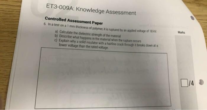 Solved ET3-009A: Knowledge Assessment Controlled Assessment | Chegg.com