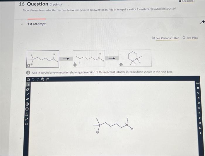 Solved Question (4 points) Show the mechanism for the | Chegg.com