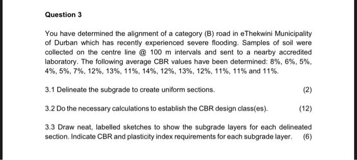Question 3 You have determined the alignment of a | Chegg.com