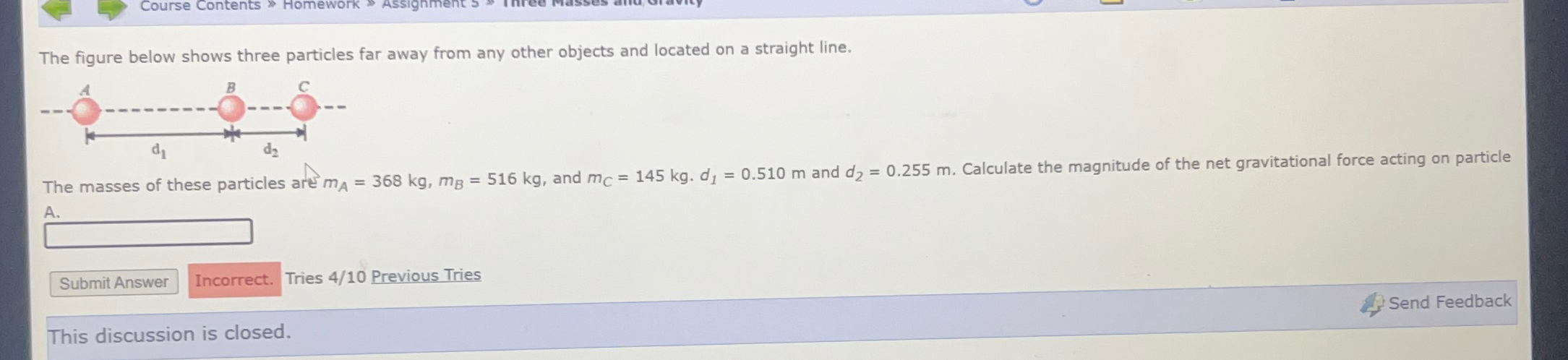 Solved The figure below shows three particles far away from | Chegg.com