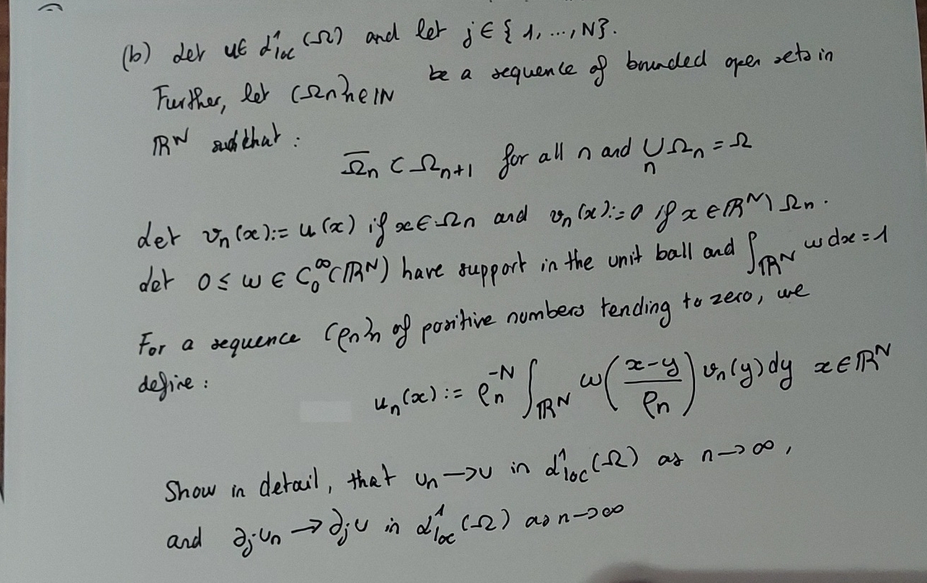 Solved (b) ﻿Leruinα10c1(Ω) ﻿and let jin{1,dots,N}.Further, | Chegg.com