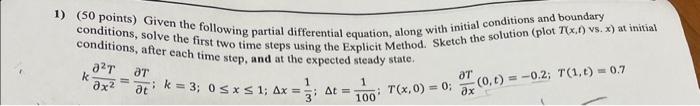Solved 1) (50 points) Given the following partial | Chegg.com Solved 1) (50 points) Given the following partial | Chegg.com