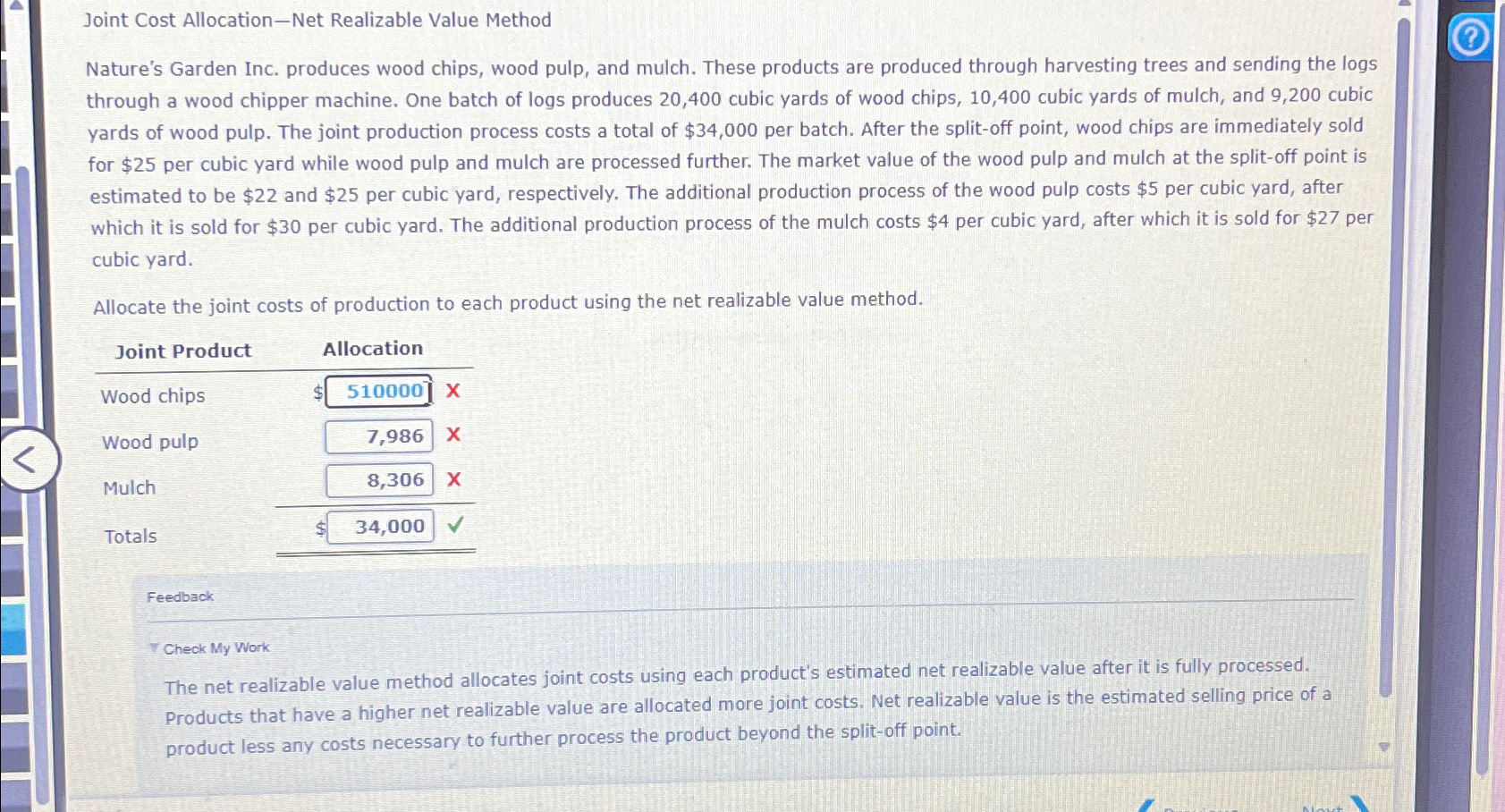 Solved Joint Cost Allocation-Net Realizable Value | Chegg.com