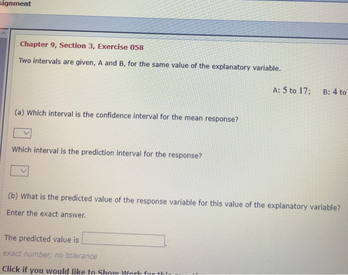 Solved gnment Chapter 9, Section 3, Exercise 058 Two | Chegg.com
