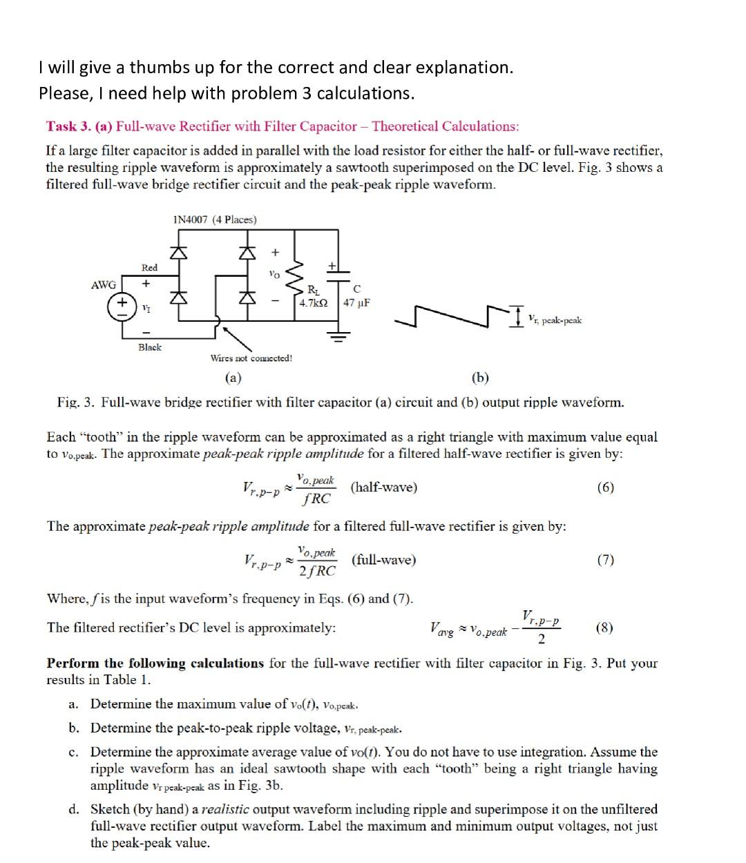 Solved I will give a thumbs up for the correct and clear | Chegg.com