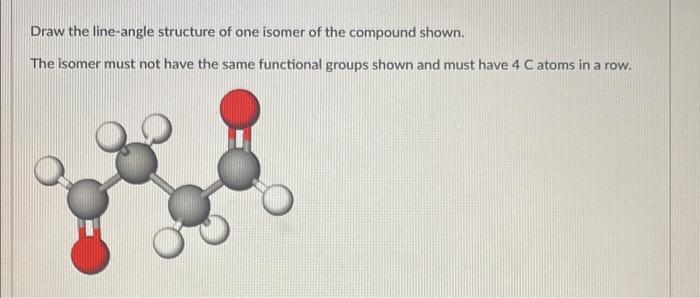 Solved Draw the line-angle structure of the compound shown. | Chegg.com