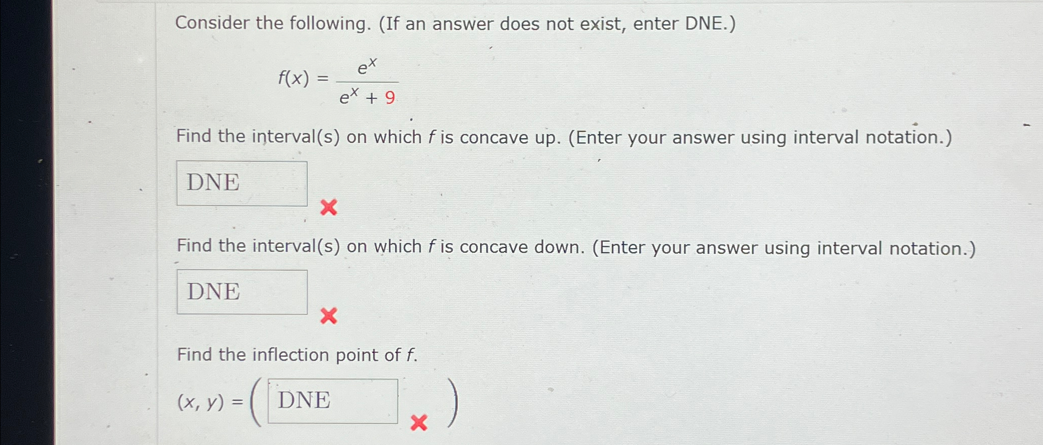 Solved Consider the following. (If an answer does not exist, | Chegg.com