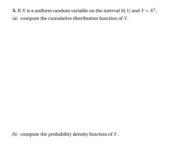 Solved If x ﻿is a uniform random variable on the interval | Chegg.com