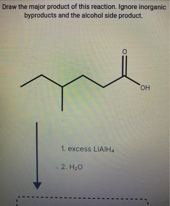Draw the major product of this reaction. Ignore | Chegg.com