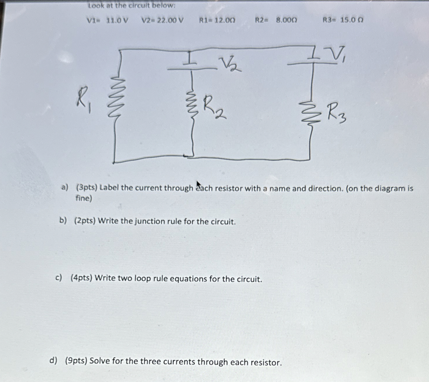 Solved Look at the circuit | Chegg.com