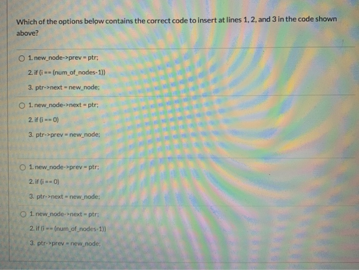 Solved Suppose a program needs to build a doubly linked list | Chegg.com