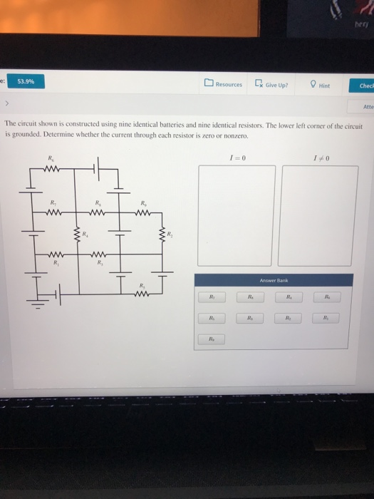 Solved The circuit shown is constructed using nine identical | Chegg.com
