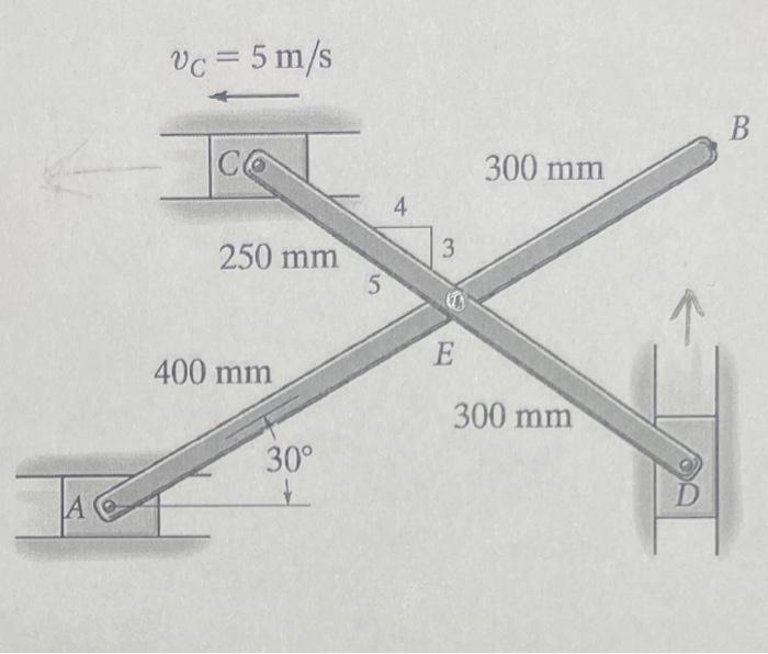 Solved Use instantaneous center method to find the velocity | Chegg.com