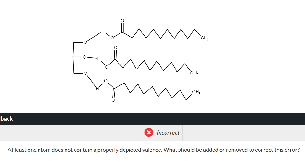 At least one atom does not contain a properly | Chegg.com