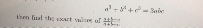Solved Find all x such that 2 1+-> 3 х a3 + b3 + c3 = 3abc | Chegg.com
