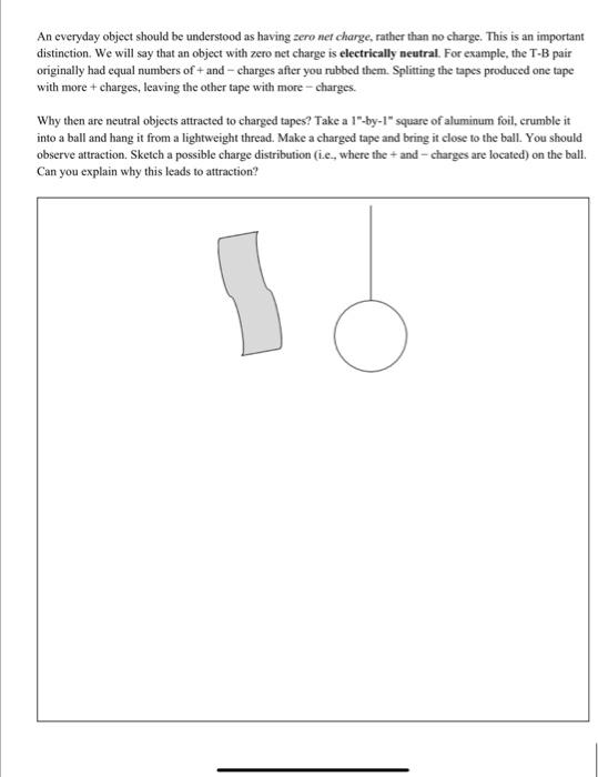 Solved Physics 7 / Virtual lab/Existence of electric charge | Chegg.com