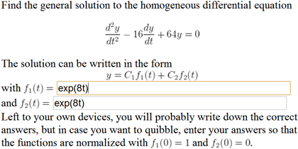 Solved Find the general solution to the homogeneous | Chegg.com