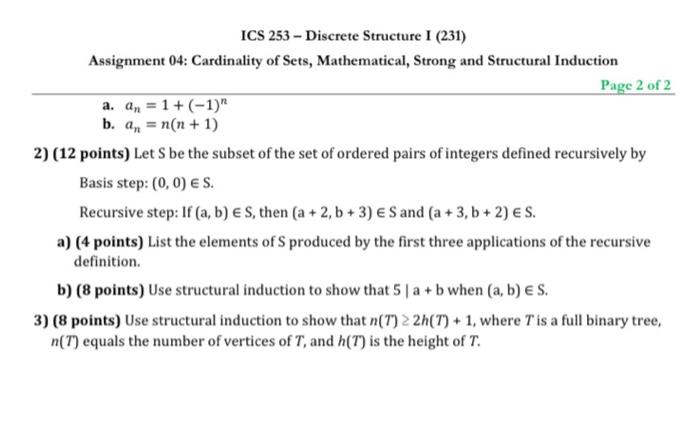 Solved 1) (10 points) Determine whether each of these sets | Chegg.com
