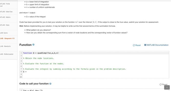 Solved CompSMAP 2022 > MATLAB summative assessment > | Chegg.com