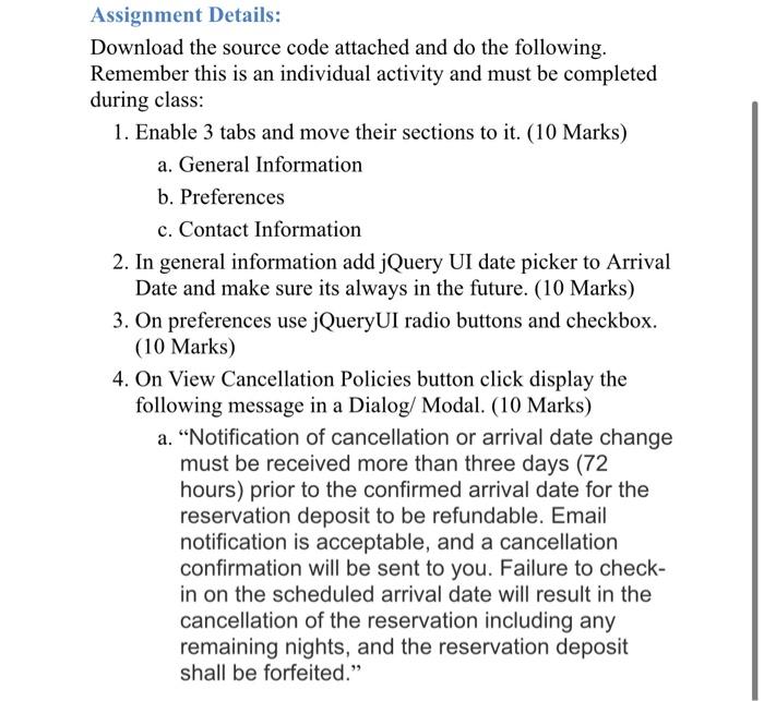 Solved Assignment Details: Download the source code attached | Chegg.com