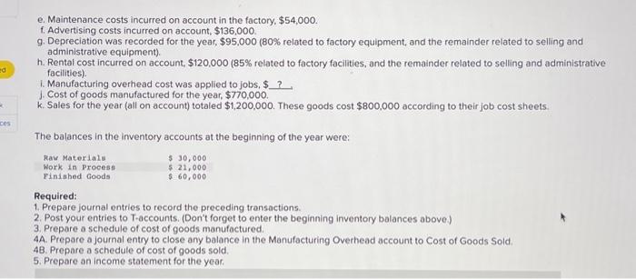 this is all for one singluar question. please let me | Chegg.com