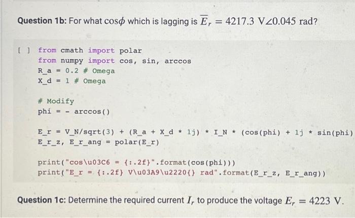A 3-phase synchronous machine has the following | Chegg.com