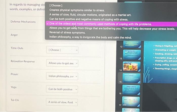 Solved In regards to managing str words, examples, or defini | Chegg.com