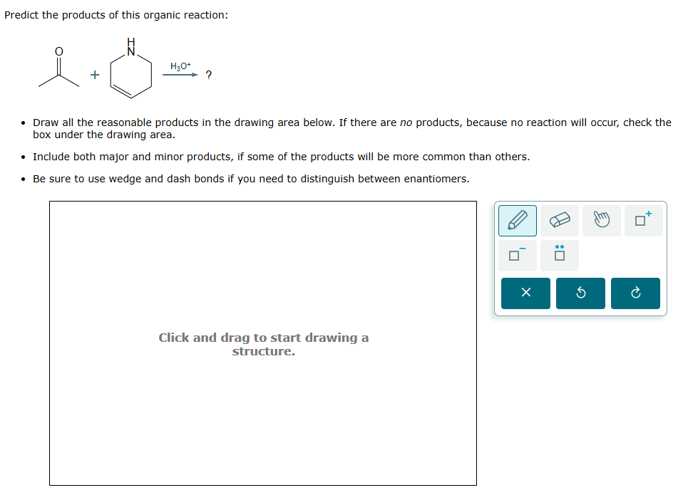Solved Predict the products of this organic reaction:Draw | Chegg.com