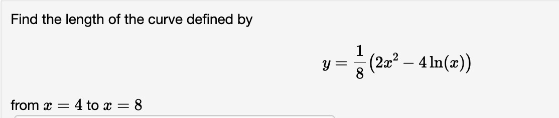 Solved Find the length of the curve defined | Chegg.com