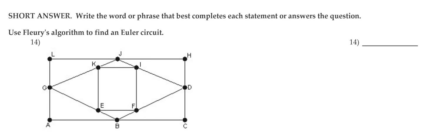 SHORT ANSWER. Write the word or phrase that best | Chegg.com SHORT ANSWER. Write the word or phrase that best | Chegg.com
