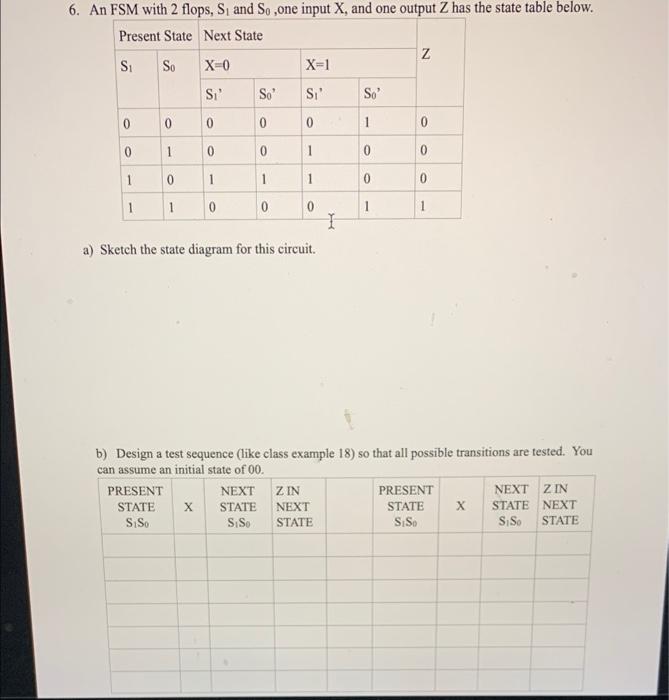 Solved Analyze The Circuit Below It Has A Single Input X 
