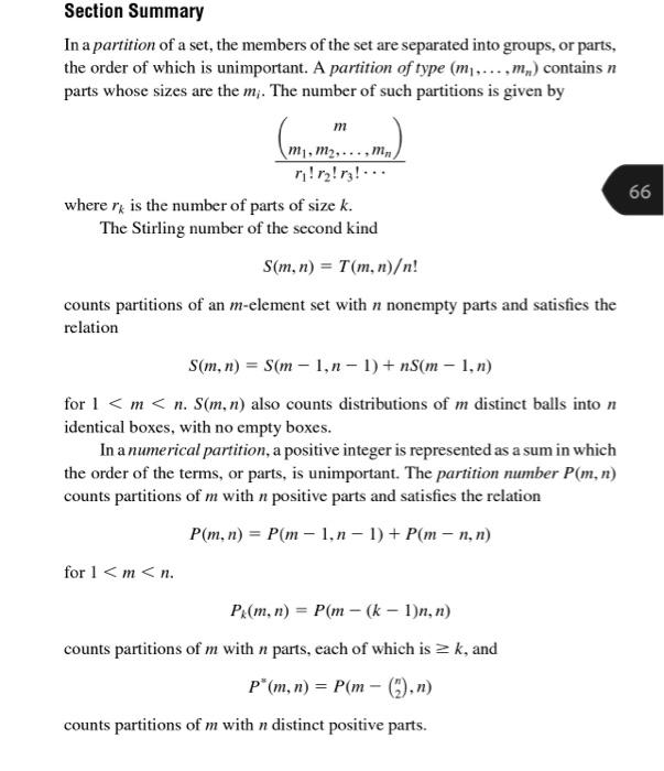 Solved D36 Find the number of partitions of a 15-element set | Chegg.com