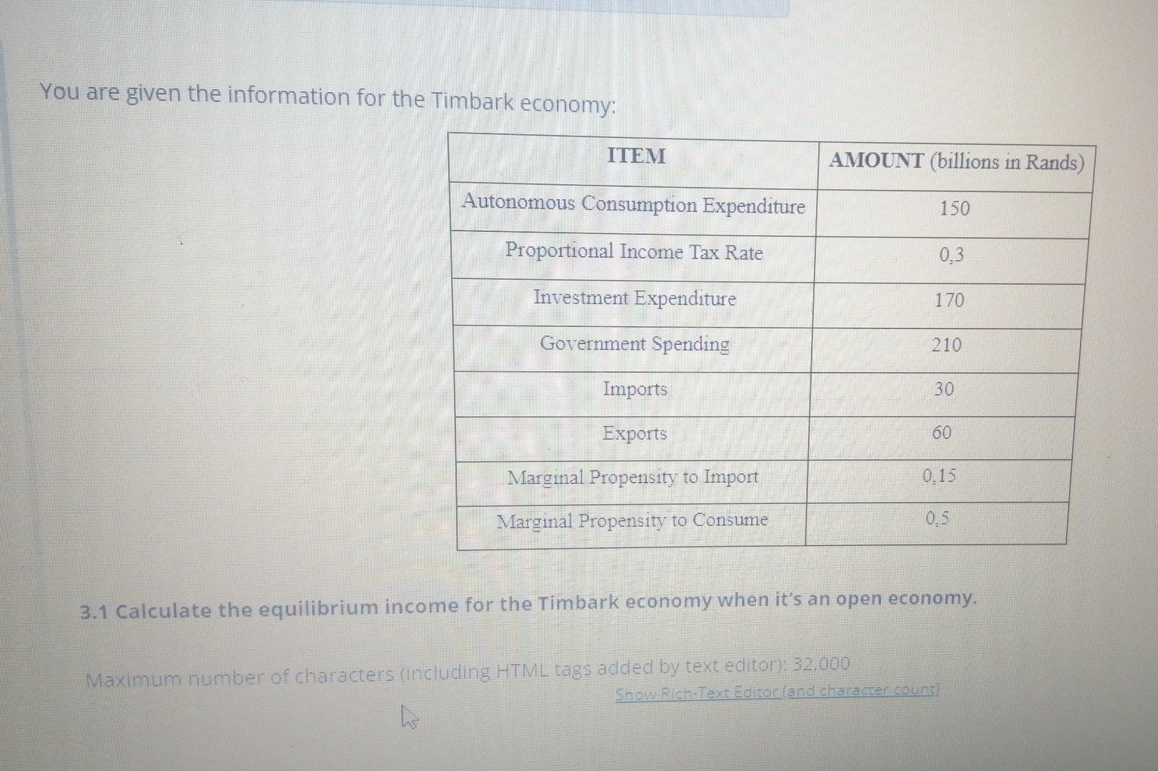 Solved You are given the information for the Timbark | Chegg.com