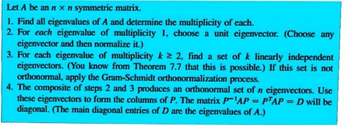 Solved In Exercises 23-32, find an orthogonal matrix P such | Chegg.com