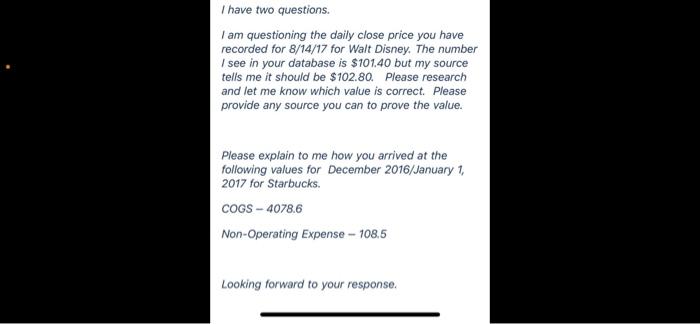 I have two questions. I am questioning the daily | Chegg.com