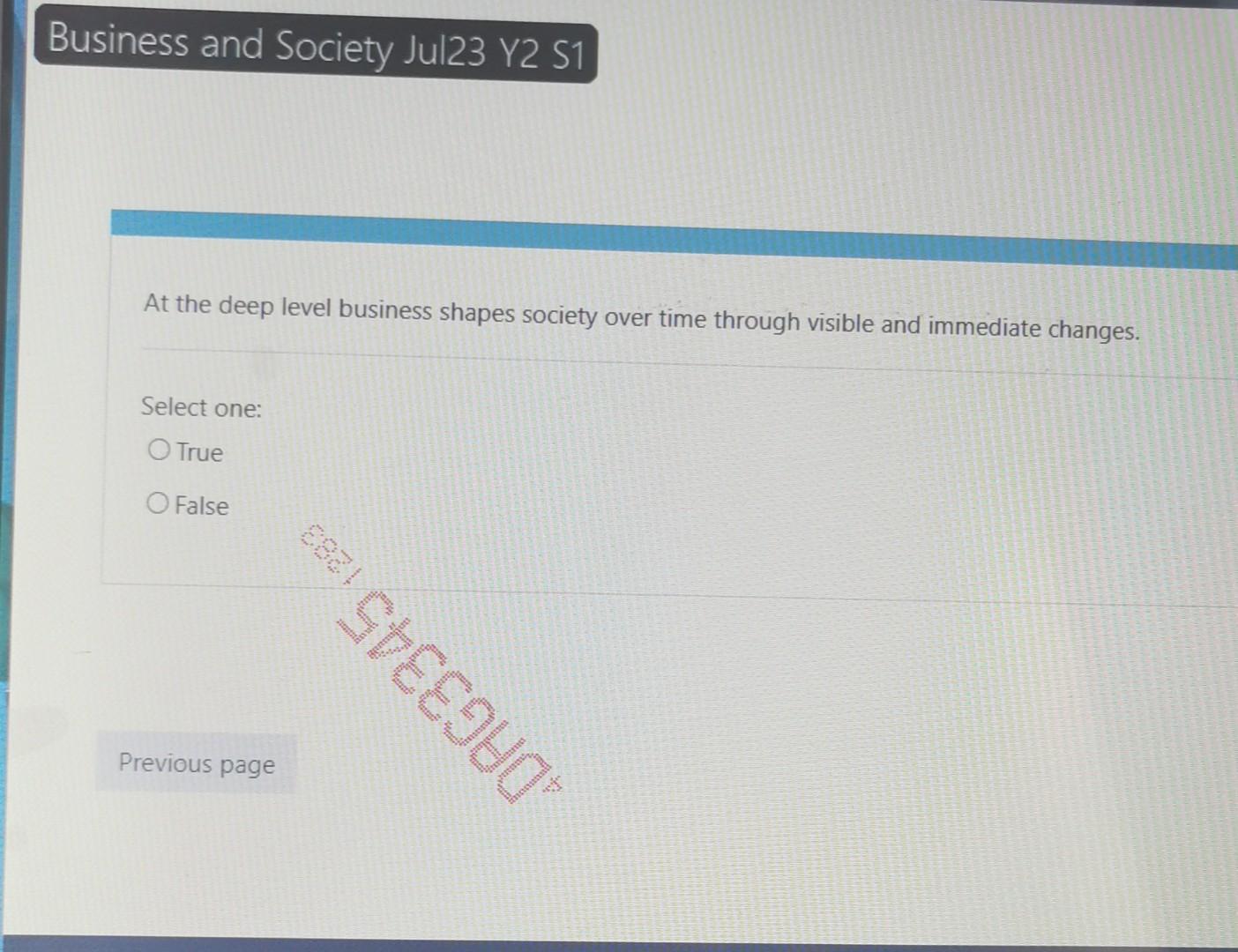 Solved Technology and economic conditions are environmental | Chegg.com