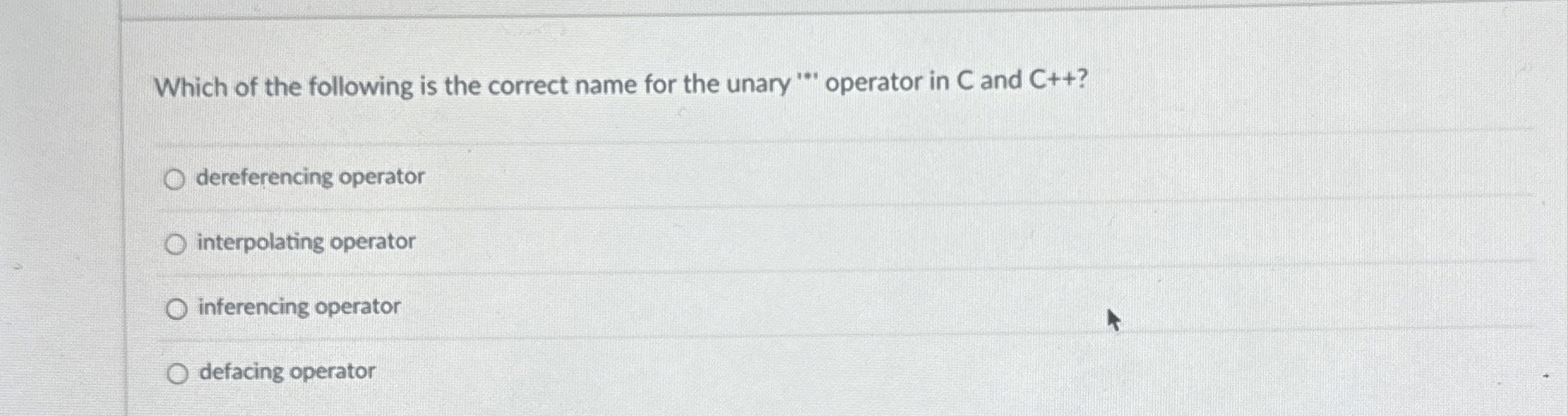 Solved Which of the following is the correct name for the | Chegg.com