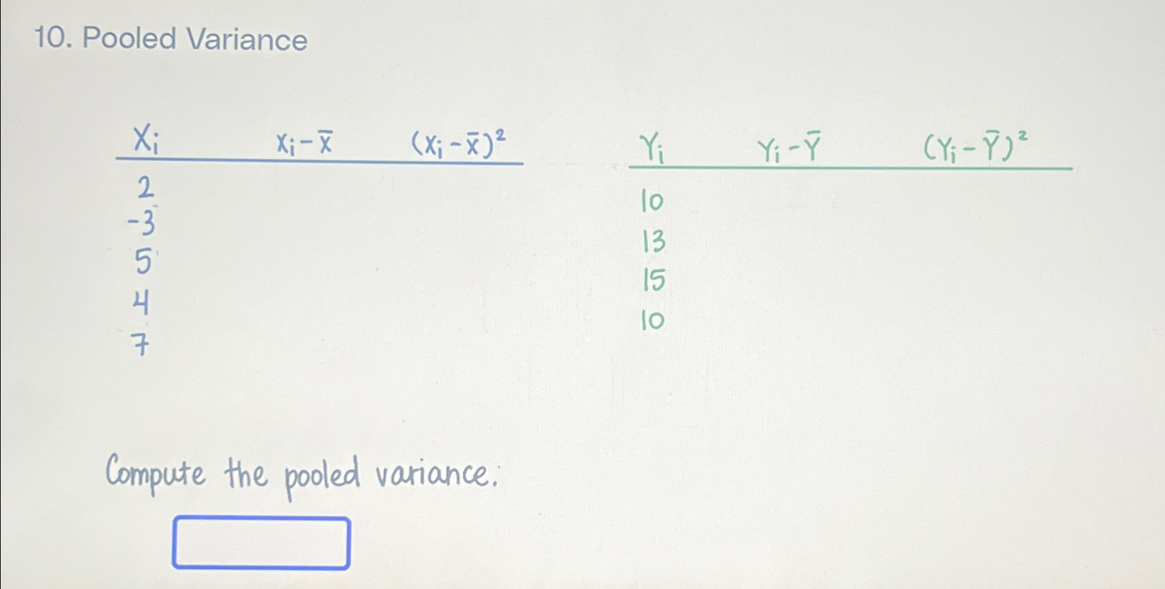 Solved Pooled VarianceCompute the pooled variance: | Chegg.com Solved Pooled VarianceCompute the pooled variance: | Chegg.com