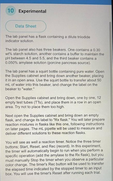 Solved Intro Experiment Discussion 20 Discussion Data Sheet | Chegg.com