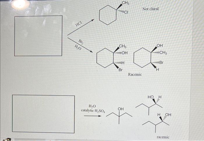 Solved 4. For the following reactions, fill in the boxes | Chegg.com
