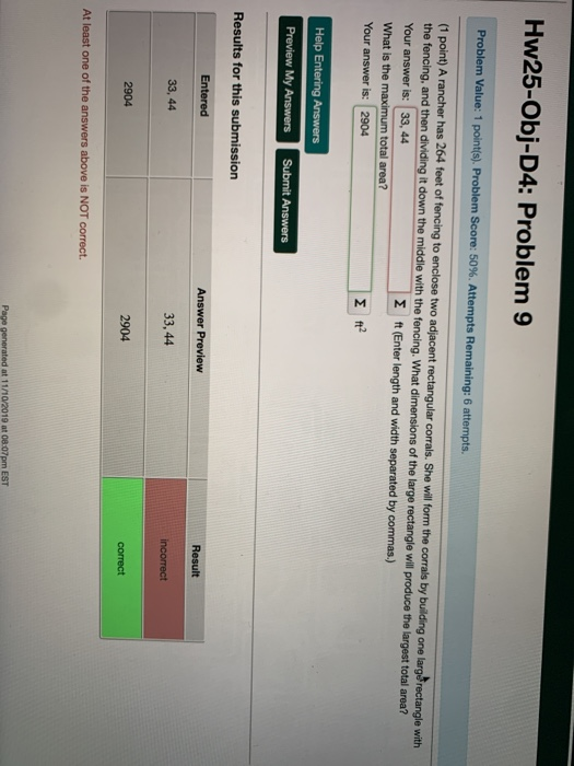 Solved Hw25-Obj-D4: Problem 9 Problem Value: 1 point(s). | Chegg.com