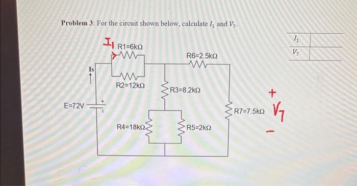 Solved Problem 3: For the circuit shown below, calculate I1 | Chegg.com