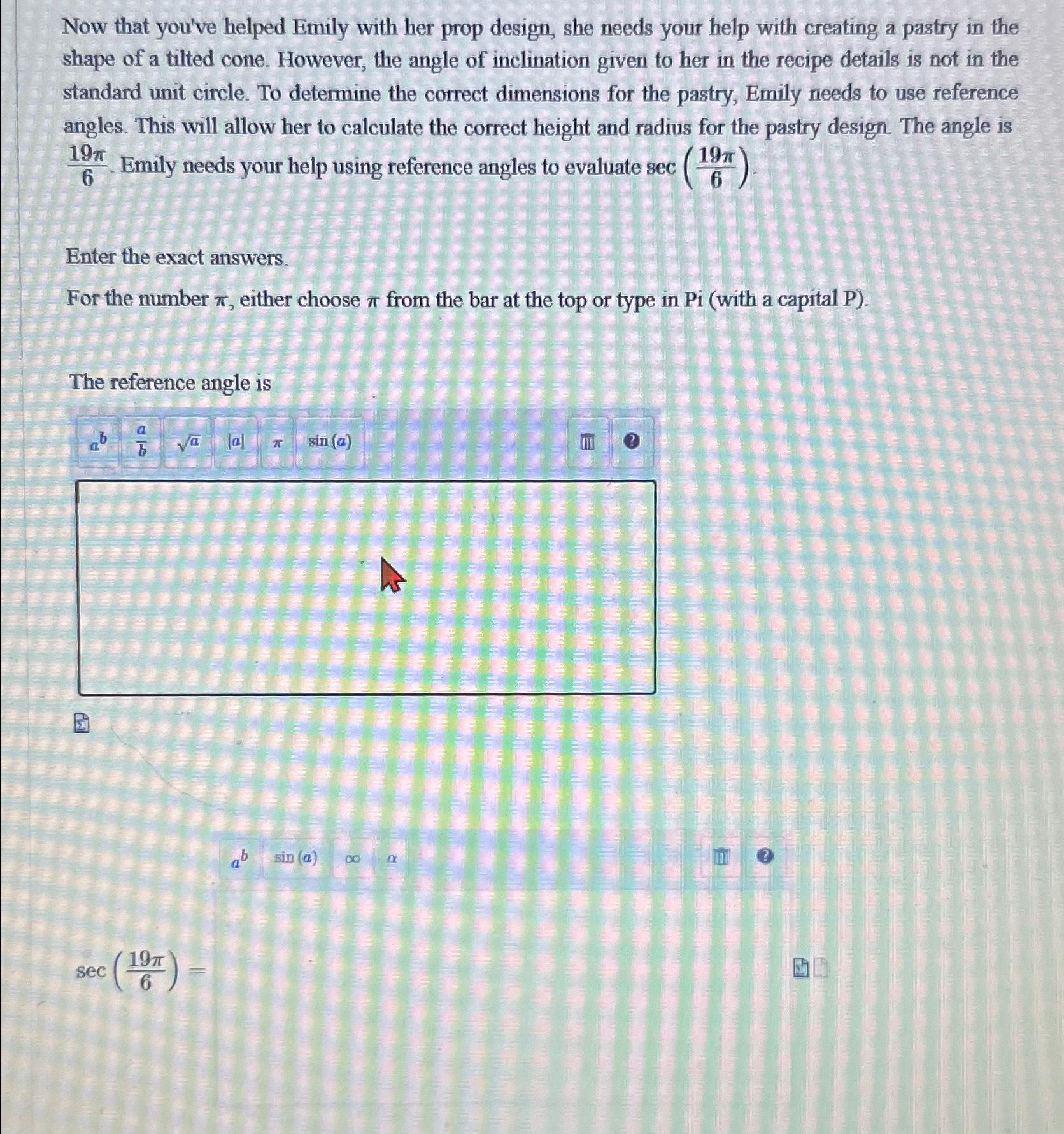 Solved Now that you've helped Emily with her prop design, | Chegg.com