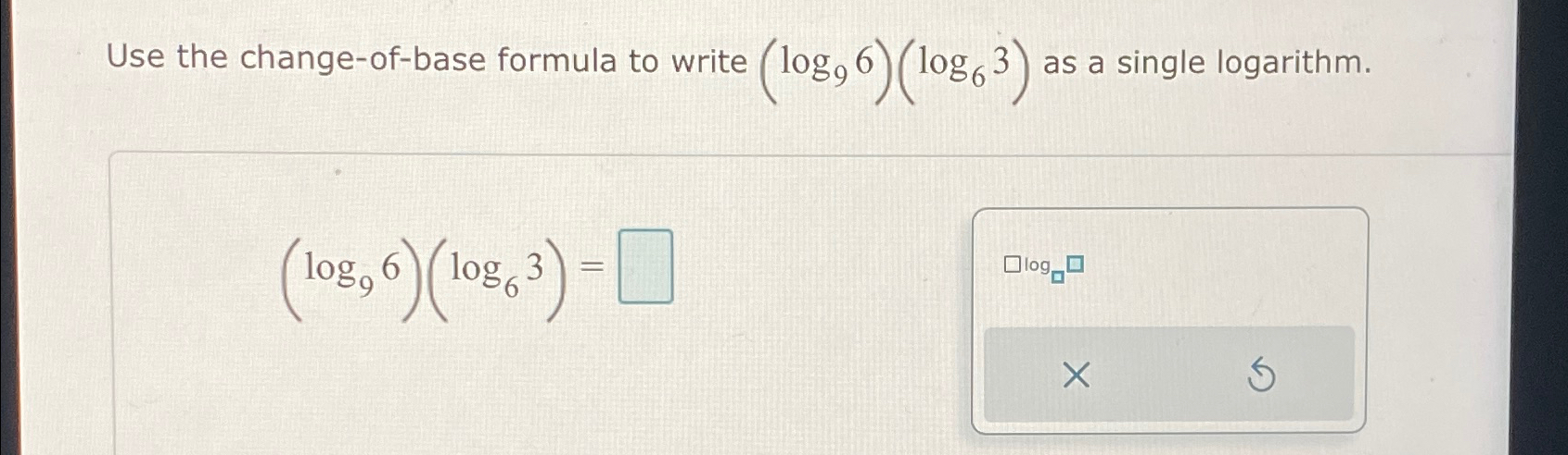 Solved Use the change-of-base formula to write | Chegg.com